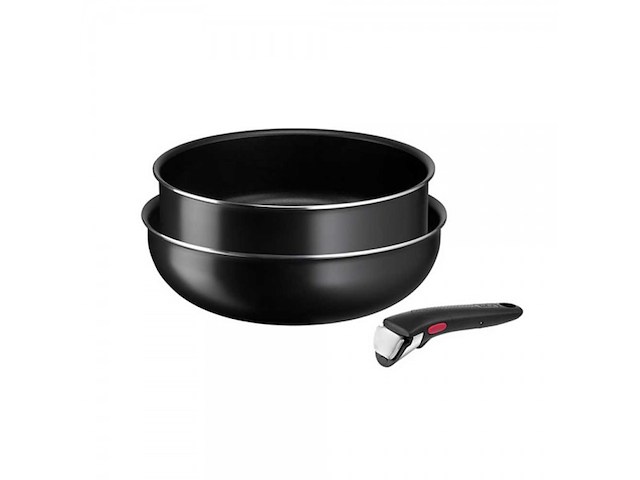 TEFAL Komplet posudja duboki tiganj i kaserola sa uklonjivom ručkom Ingenio Easy Cook &; Clean L1539153