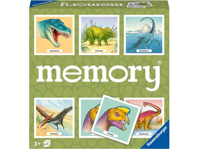 Društvena igra Memorija Dinosaurusi Ravensburger 20924