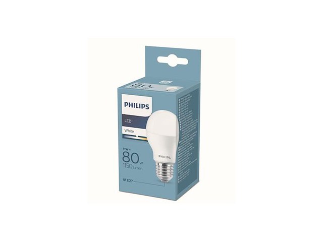 Philips LED sijalica 11W(80W) E27 WH 3000K