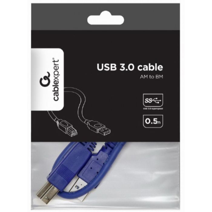 CCP-USB3-AMBM-0.5M Gembird USB 3.0 A-plug B-plug 0.5m cable