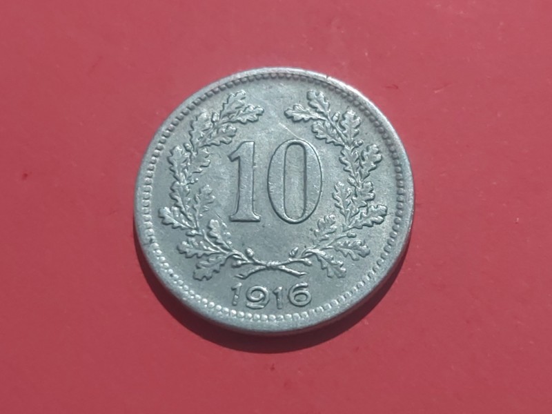 Austrija - 10 heller 1916 god