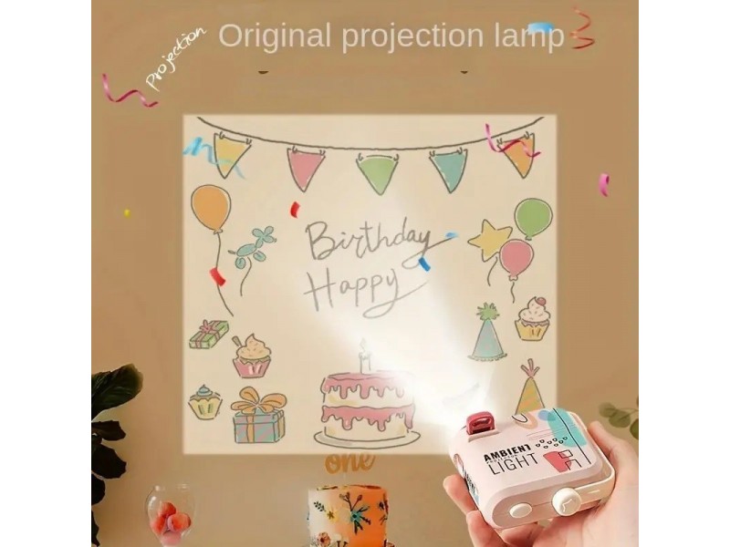 Projektor Happy Birthday ✿NOVO✿