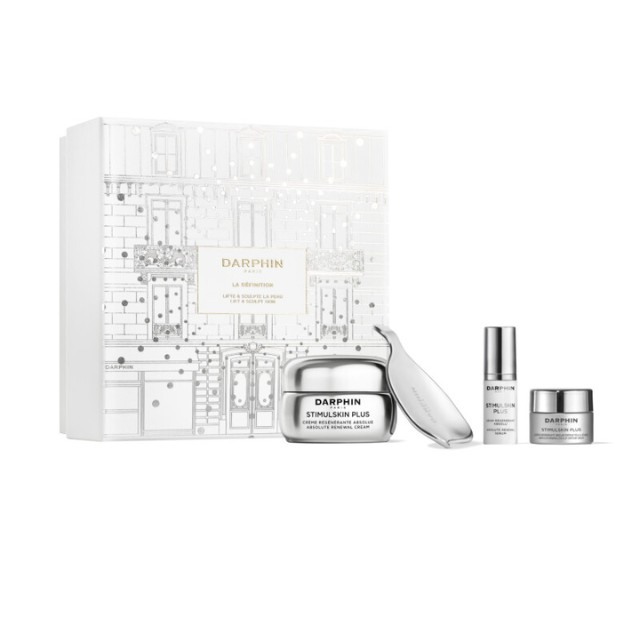 DARPHIN STIMULSKIN PLUS SET (ABSOLUTE RENEWAL KREMA 50ML + STIMULSKIN SERUM 5ML + KREMA ZA PREDEO OKO OČIJU I USANA 5ML)