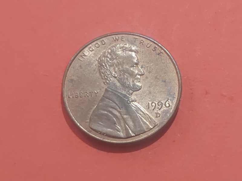 USA - 1 cent 1996 god D