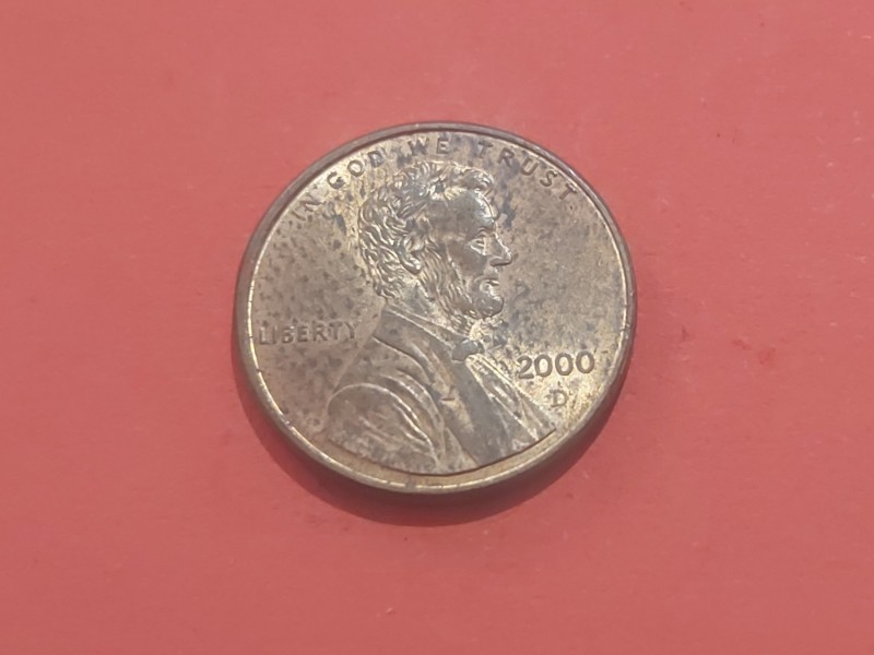 USA - 1 cent 2000 god D