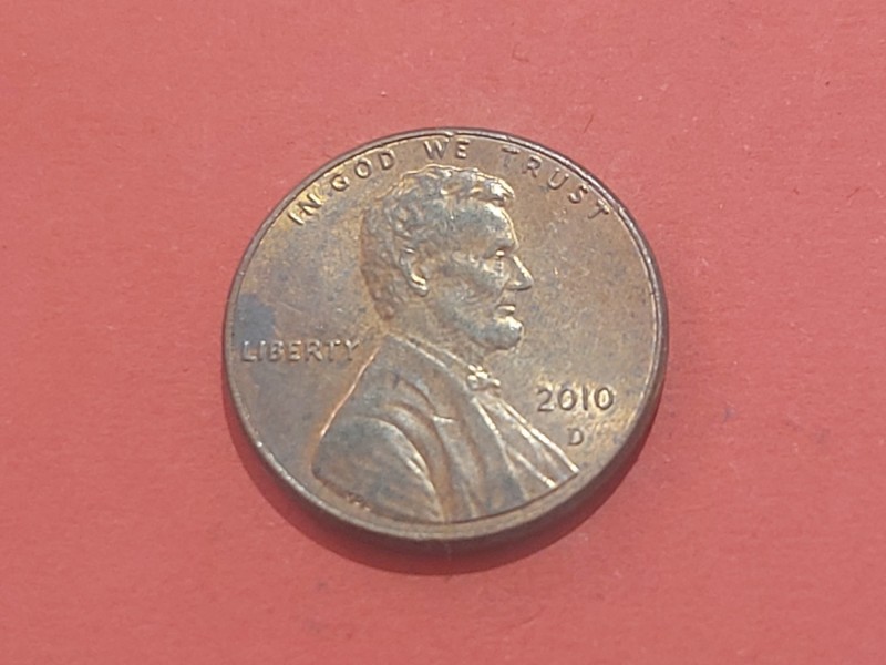 USA - 1 cent 2010 god D