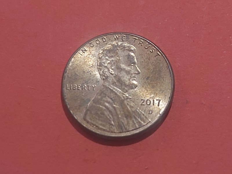 USA - 1 cent 2017 god D