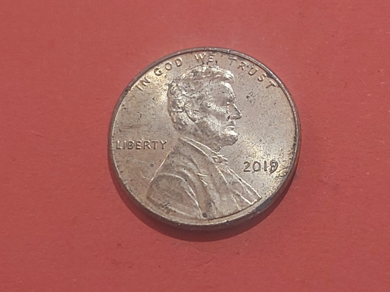 USA - 1 cent 2019 god