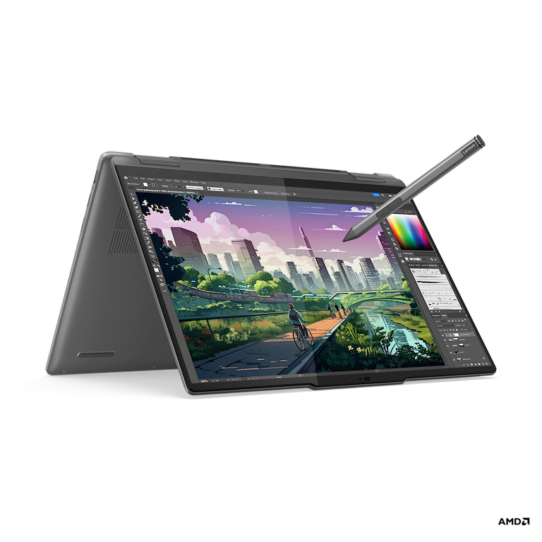 Laptop Lenovo Yoga 7 2-in-1 14". R7-8840HS, 16GB, 1TB, DOS, 83DK008CYA