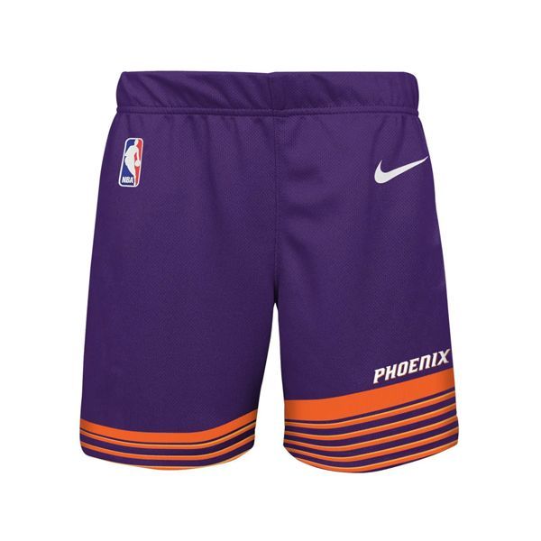 KIDS' NBA PHOENIX SUNS ICON REPLICA SWINGMAN SHORTS 'NEW ORCHID'