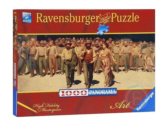 Ravensburger puzzle Art - Giuseppe Pellizza da Volpedo - Il Quarto Stato 1000 delova RA19006