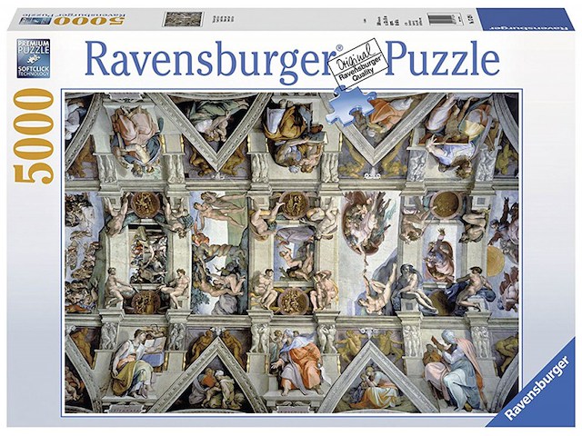 Ravensburger puzzle Sistin Chapel 5000 delova RA17429