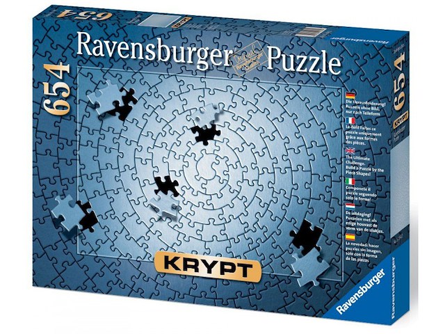 Ravensburger puzzle Specijalna serija  KRYPT - srebrna 654 delova RA15964