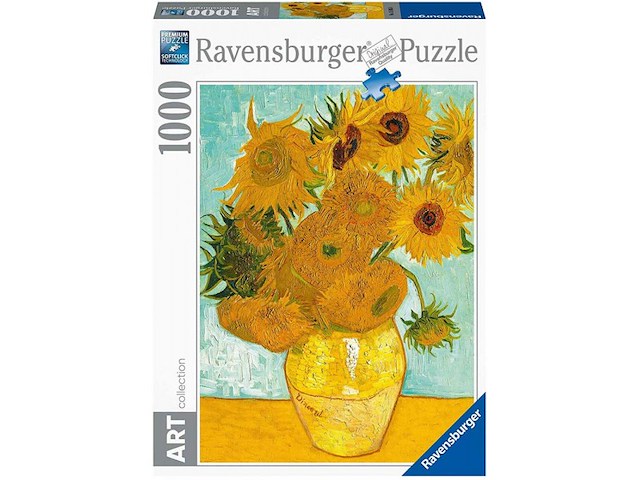 Ravensburger puzzle Art - Vincent Van Gogh - Sunflowers 1000 delova