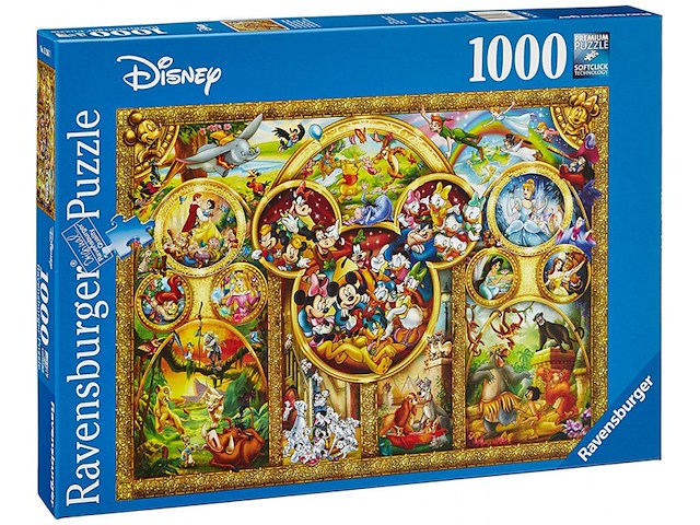 Ravensburger puzzle Disney - Najbolje Diznijeve priče 1000 delova RA15266