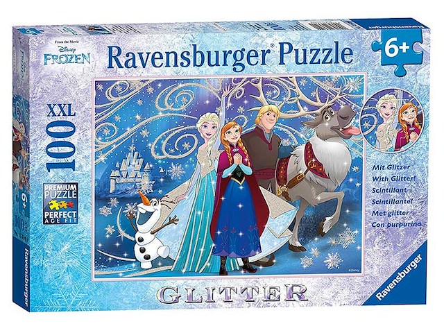 Ravensburger puzzle XXL - Glitter puzzle - Disney - Frozen 100 delova RA13610