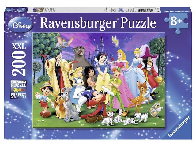 Ravensburger puzzle XXL - Disney - Disney Favourites 200 delova RA12698