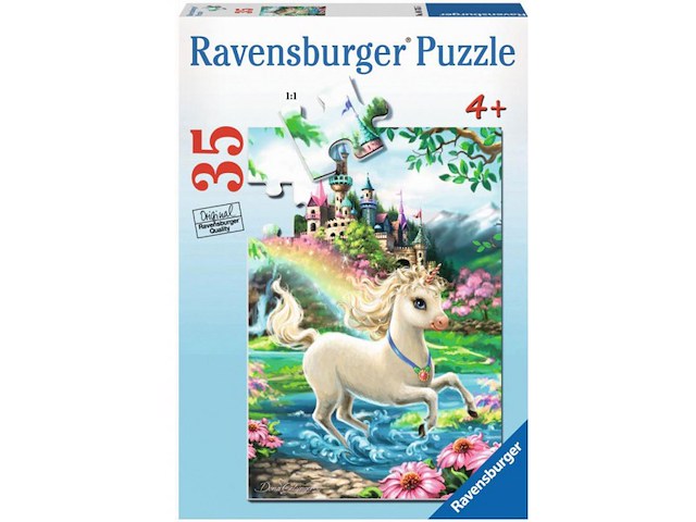 Ravensburger puzzle Dečije puzle - 35 - Unicorn Castle  35 delova RA08765