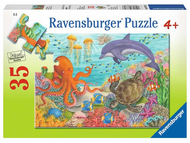 Ravensburger puzzle Dečije puzle - 35 - Životinje - Ocean Friends  35 delova RA08780