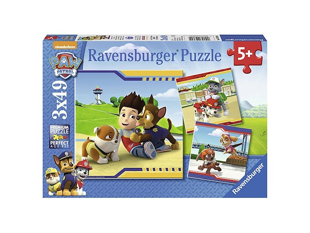 Ravensburger puzzle Dečije puzle - 3x49 - Paw Patrol - Heroji sa krznom   3x49 delova RA09369