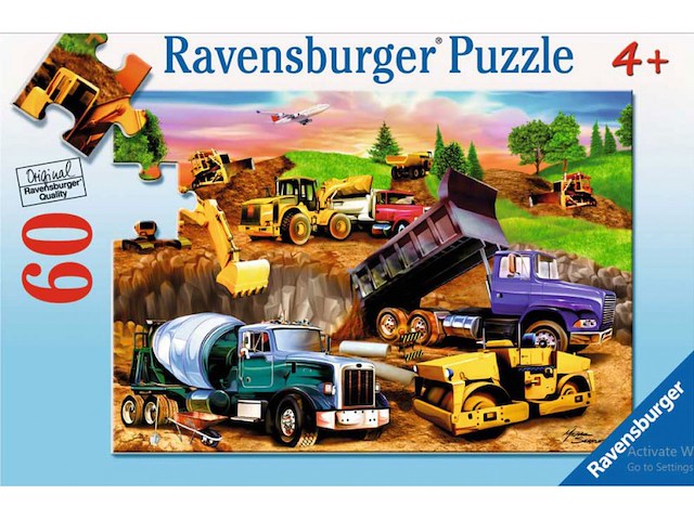 Ravensburger puzzle Dečije puzle - 60 - 1:1 - Construction Crowd - Gradilište 60 delova RA09525