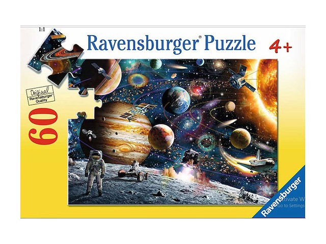 Ravensburger puzzle Dečije puzle - 60 - 1:1 - Outer Space - Svemir  60 delova RA09615