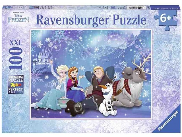 Ravensburger puzzle Dečije puzle - XXL - Disney - Frozen - Frozen Ice Magic - Ledena čarolija  100 delova RA10911