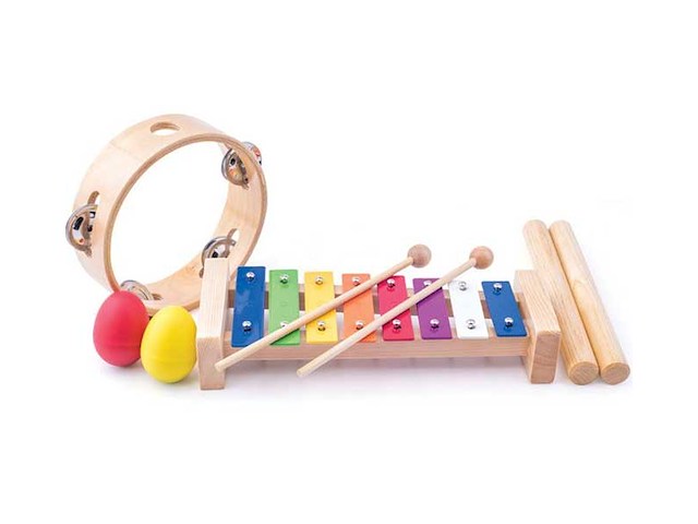 WoodyLand Set dečijih muzičkih instrumenata 91894