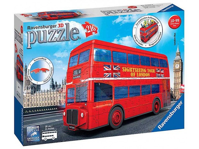 Kutija za olovke od puzli London Bus - Ravensburger 12534