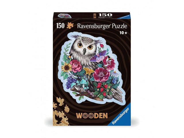 Drvene puzzle slagalica 150 delova Sova Ravensburger 17511