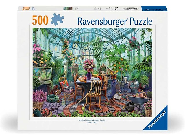 Ravensburger Puzzle 500 delova -  Jutra u staklenoj bašti