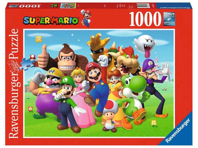 Puzzle 1000 delova Super Mario Ravensburger 14970