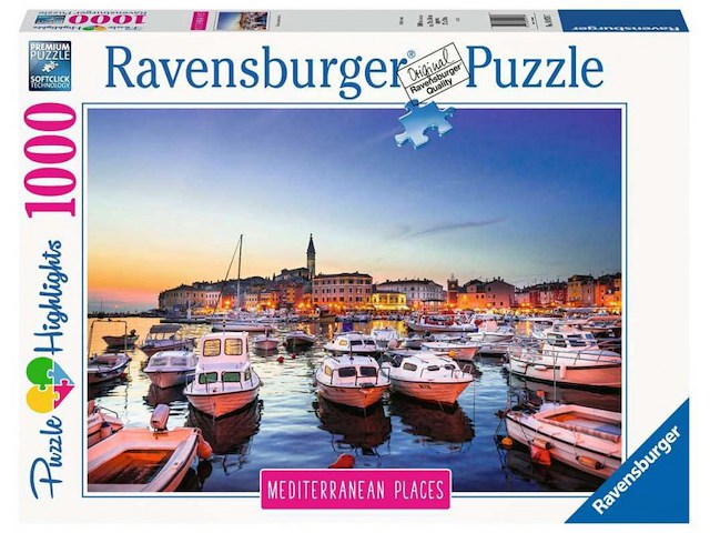 Puzzle 1000 delova Mediteranska Hrvatska Ravensburger 14979