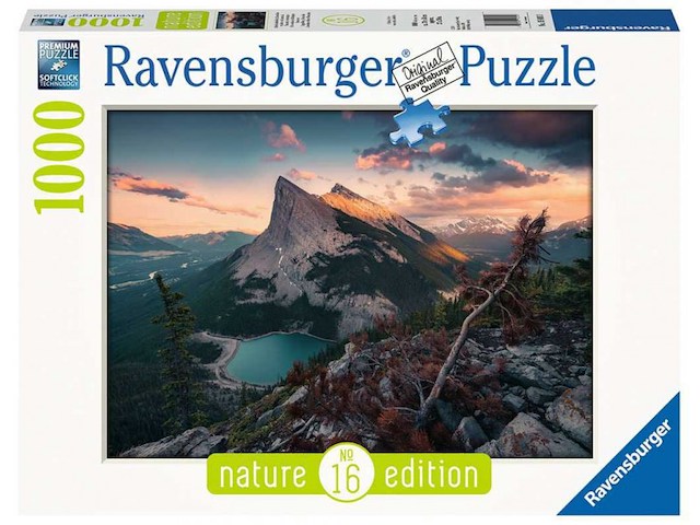 Puzzle 1000 delova Veče pada na Stenovite planine Ravensburger 15011