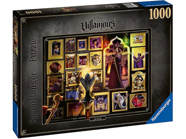 Puzzle 1000 delova Džafar - Disney Villainous Ravensburger 15023