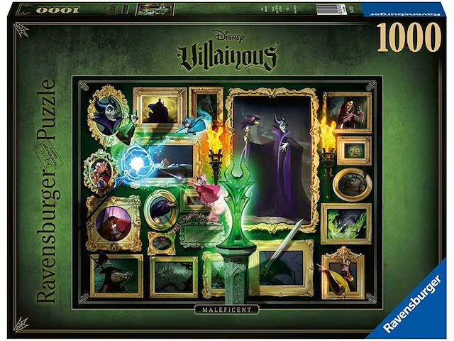 Puzzle 1000 delova Grdana - Disney Villainous Ravensburger 15025