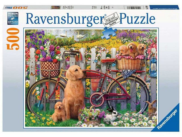 Puzzle 500 delova Kuce u bašti Ravensburger 15036