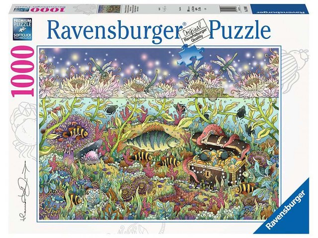 Puzzle Slagalica 1000 Kraljevstvo pod vodom Ravensburger 15988