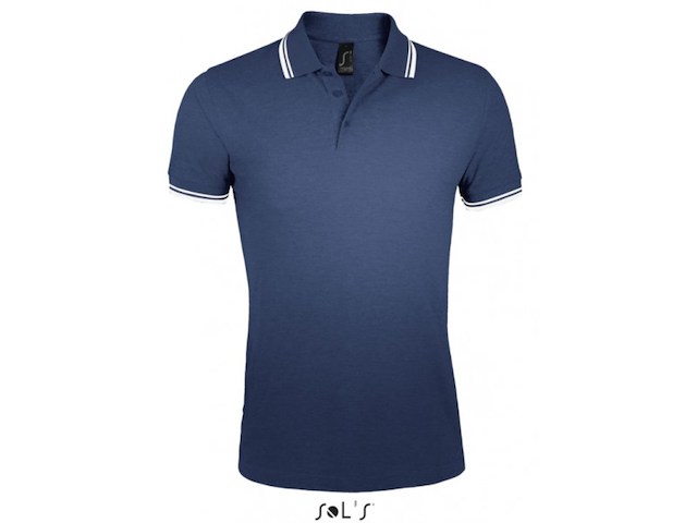 Polo majica za muškarce veličina XXL Sols Pasadena French Navy/White 00577