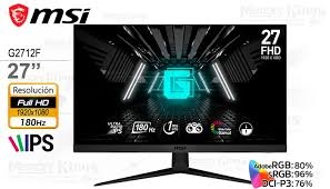 Monitor 27 MSI G2712F IPS FHD 180Hz