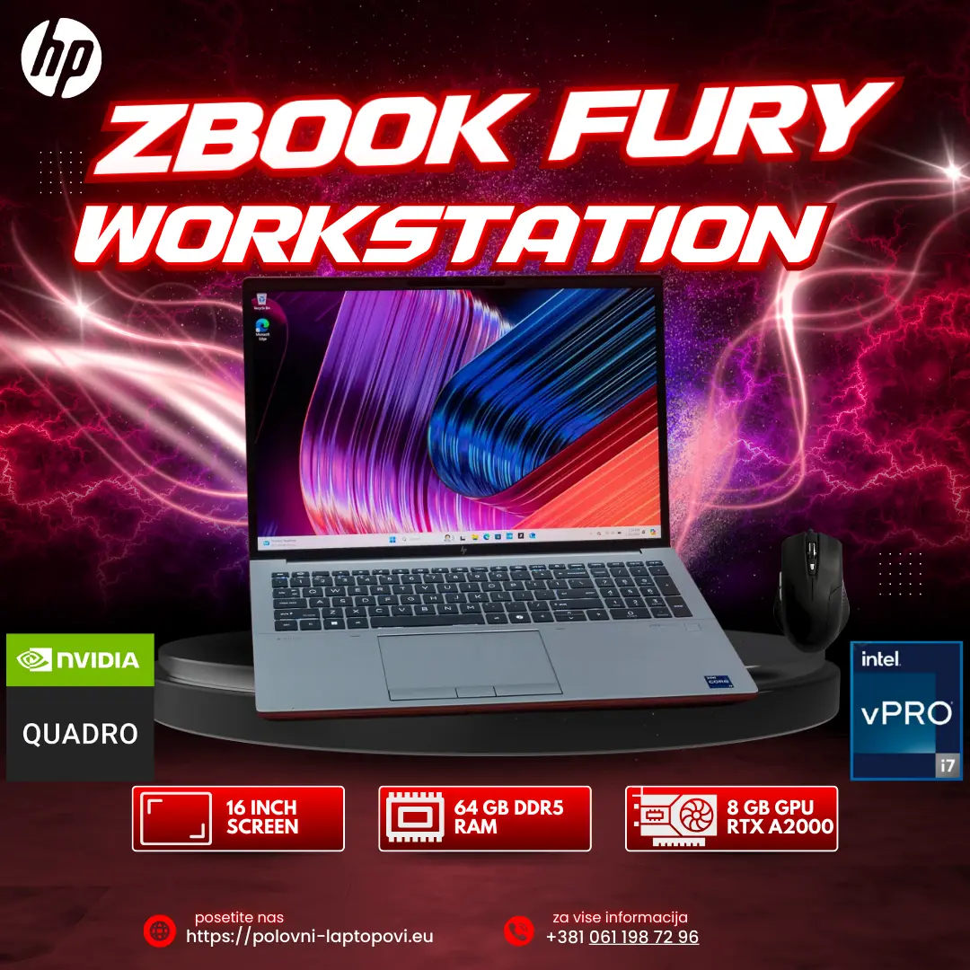 HP Zbook Fury 16 G9 Brutalan