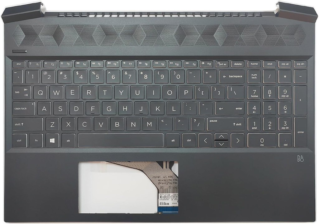 Tastatura za laptop HP 15DK + palmrest (C Cover)