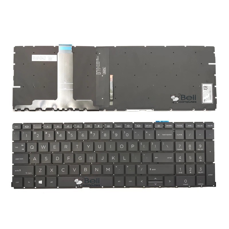 Tastatura za laptop HP ProBook 650 G8 450 G8 mali enter bez rama sa pozadinskim osveteljenjem