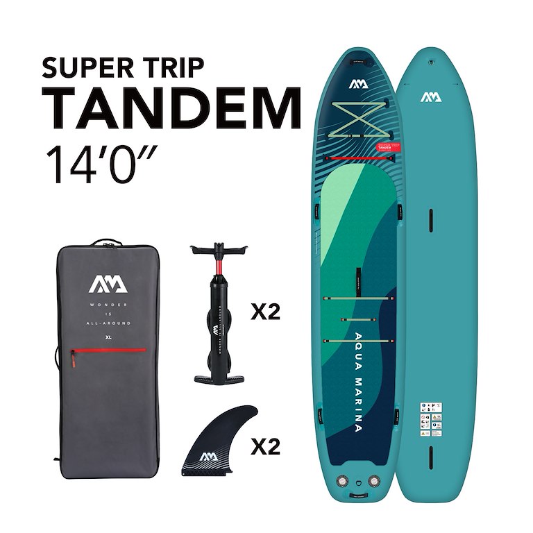 Aqua Marina Super Trip-Tandem Family iSUP BT-24ST02