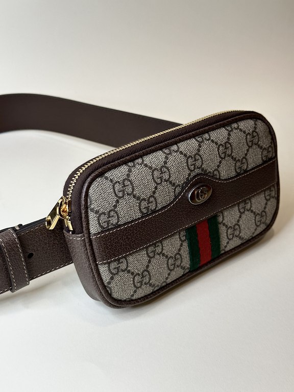 Gucci Ophidia Supreme Monogram Canvas Mini Belt Bag