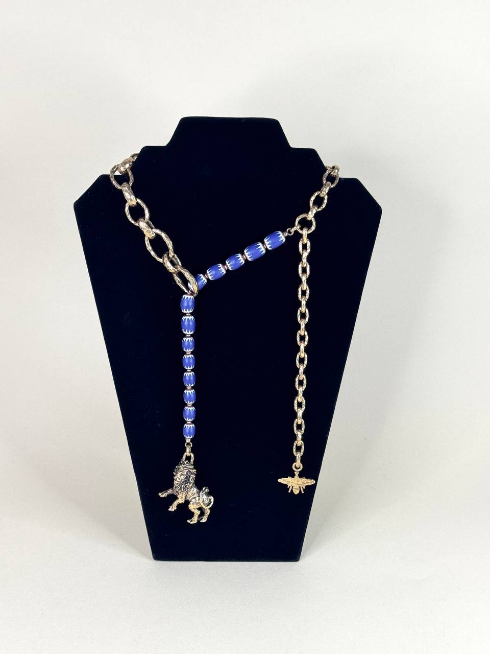 Dior Zodiaddict Leo Gоld and Murano Glass Necklace (New) Full Set