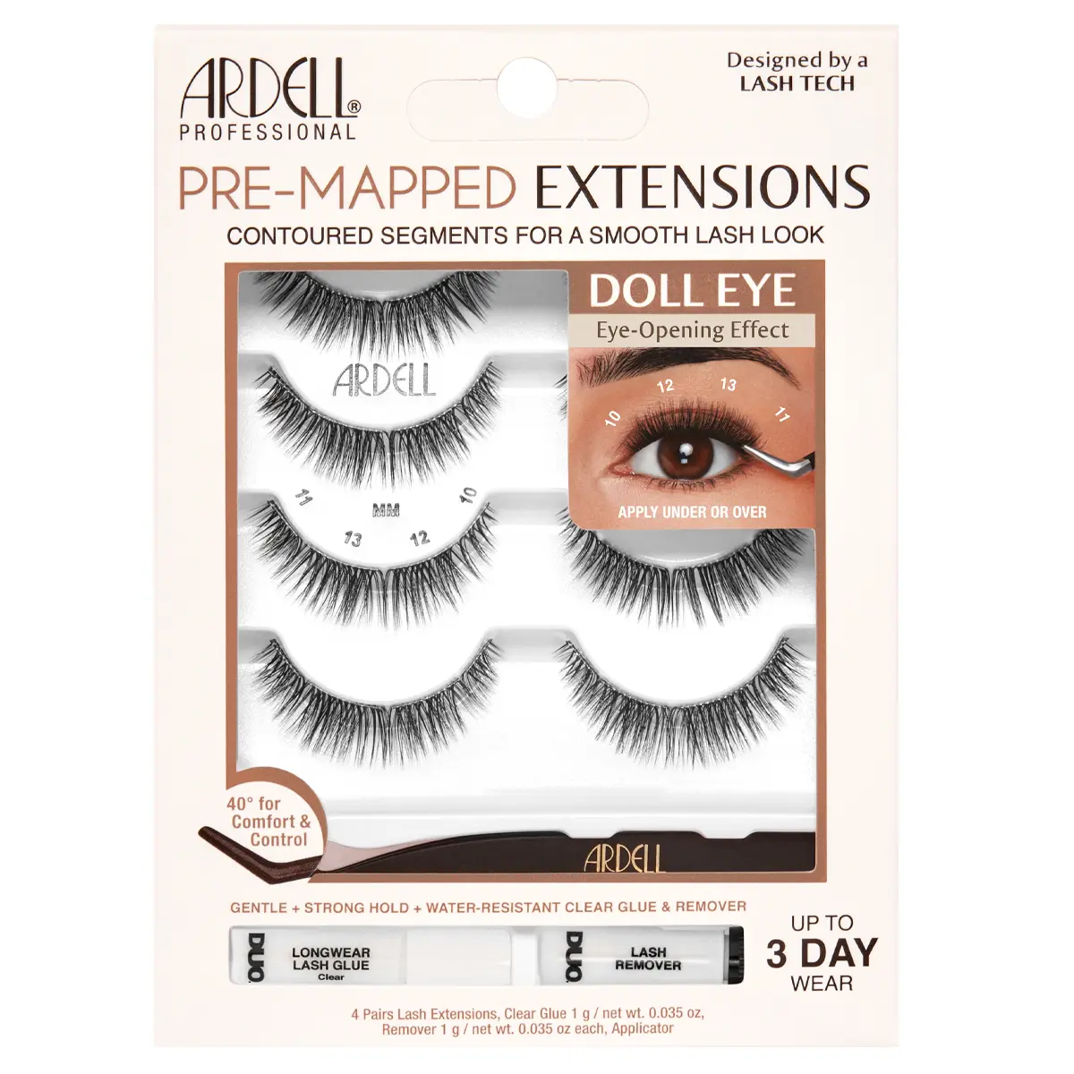 Set za trepavice Pre-Mapped – Doll Eye