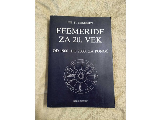 Efemeride za 20. vek,Nil F. Mikelsen