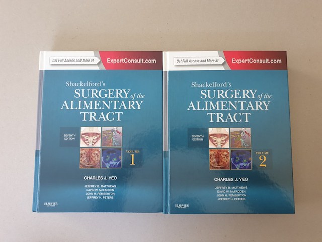 Shackelford’s Surgery of the Alimentary Tract, 2 Volume