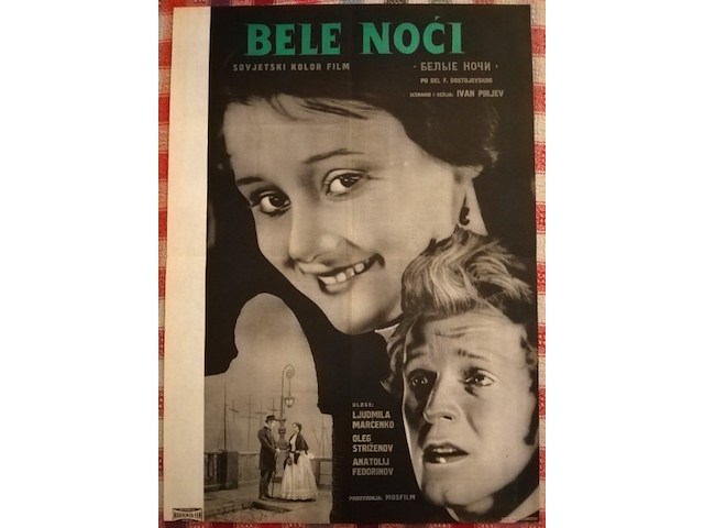 plakat BELE NOĆI